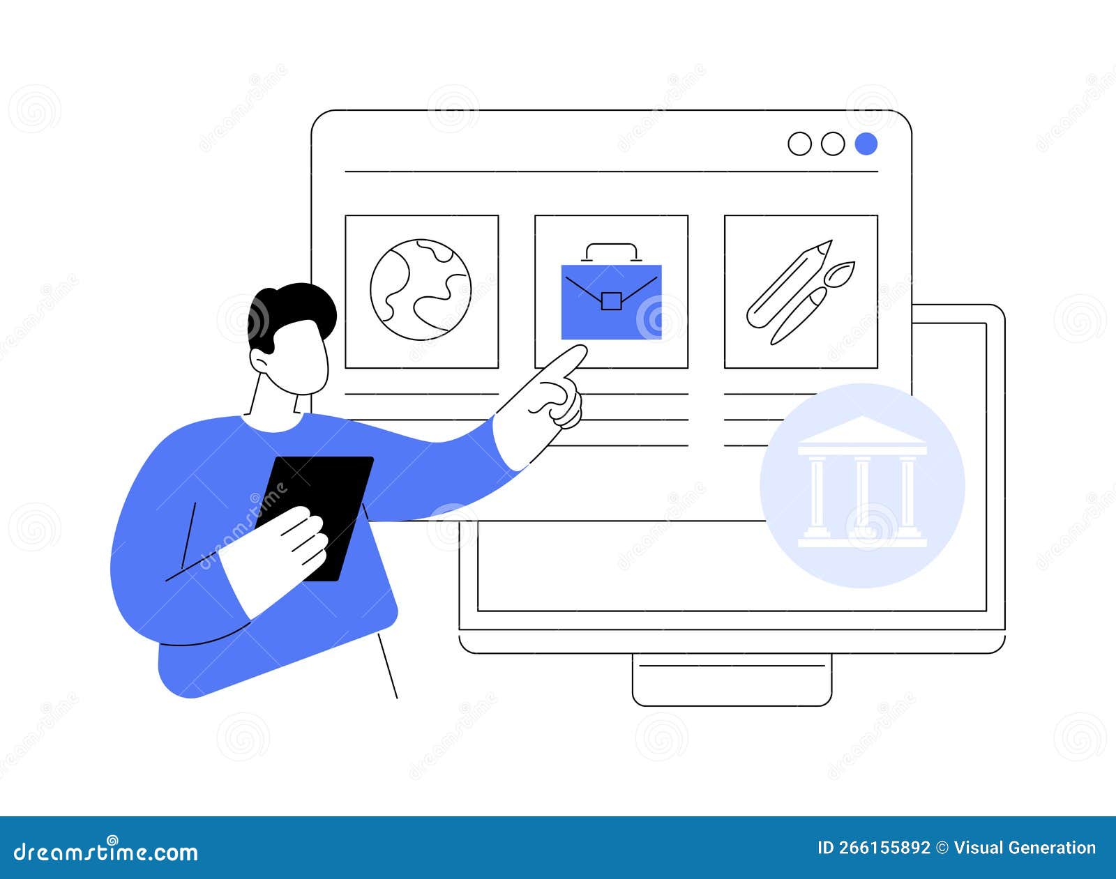 Course Enrollment Abstract Concept Vector Illustration. Stock Vector ...