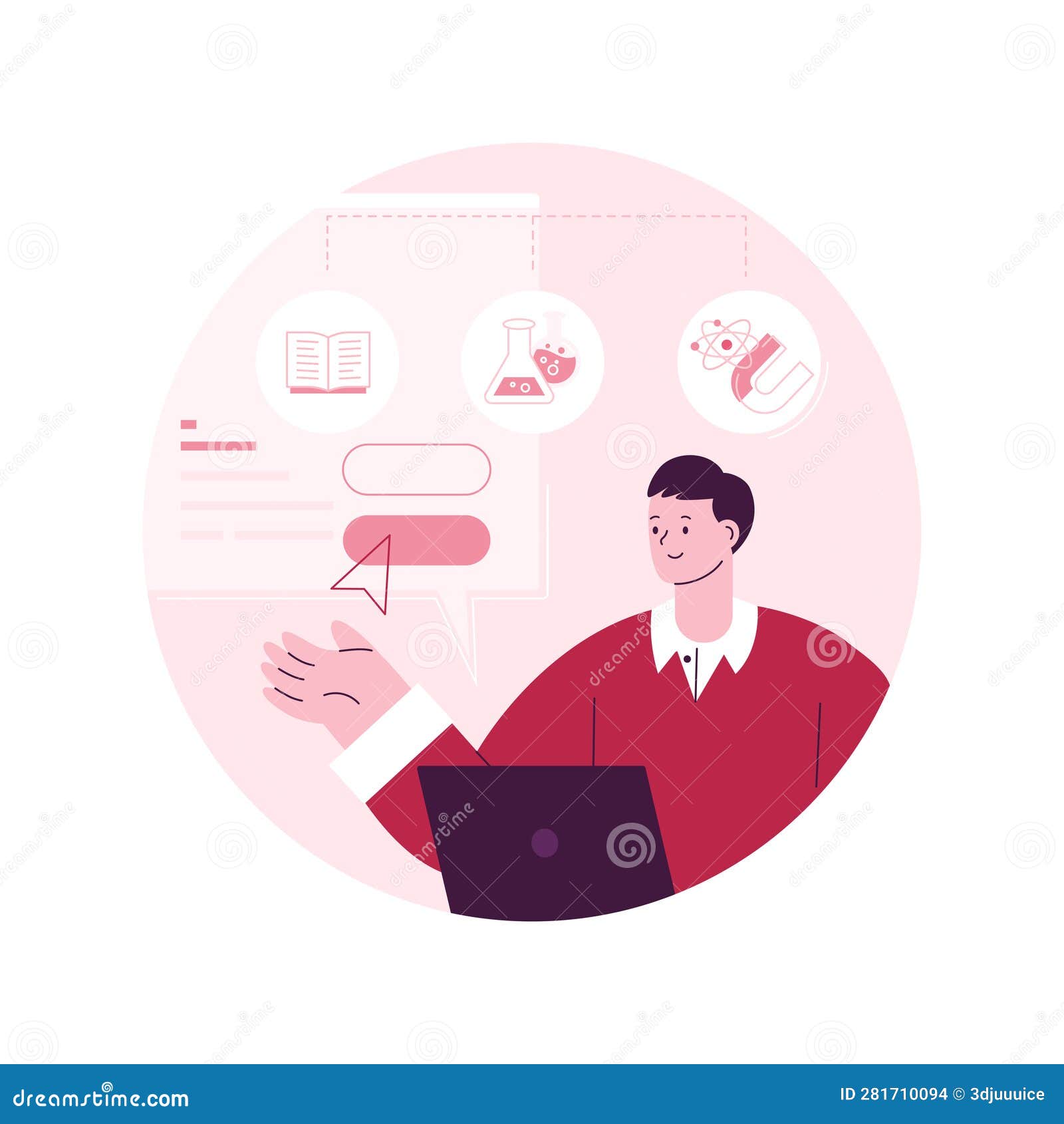 Course Enrollment Abstract Concept Vector Illustration. Stock Vector ...