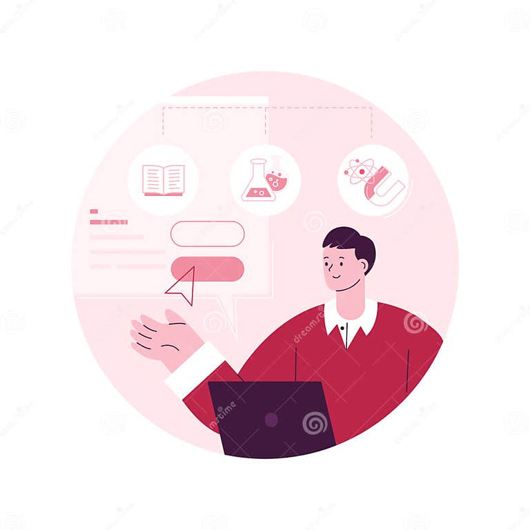 Course Enrollment Abstract Concept Vector Illustration. Stock Vector ...
