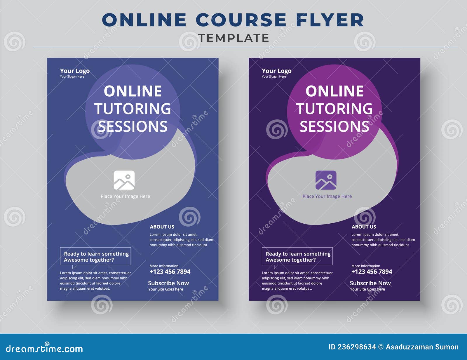 Course Flyer Template, Online Class Flyers, Education Flyer, Online ...