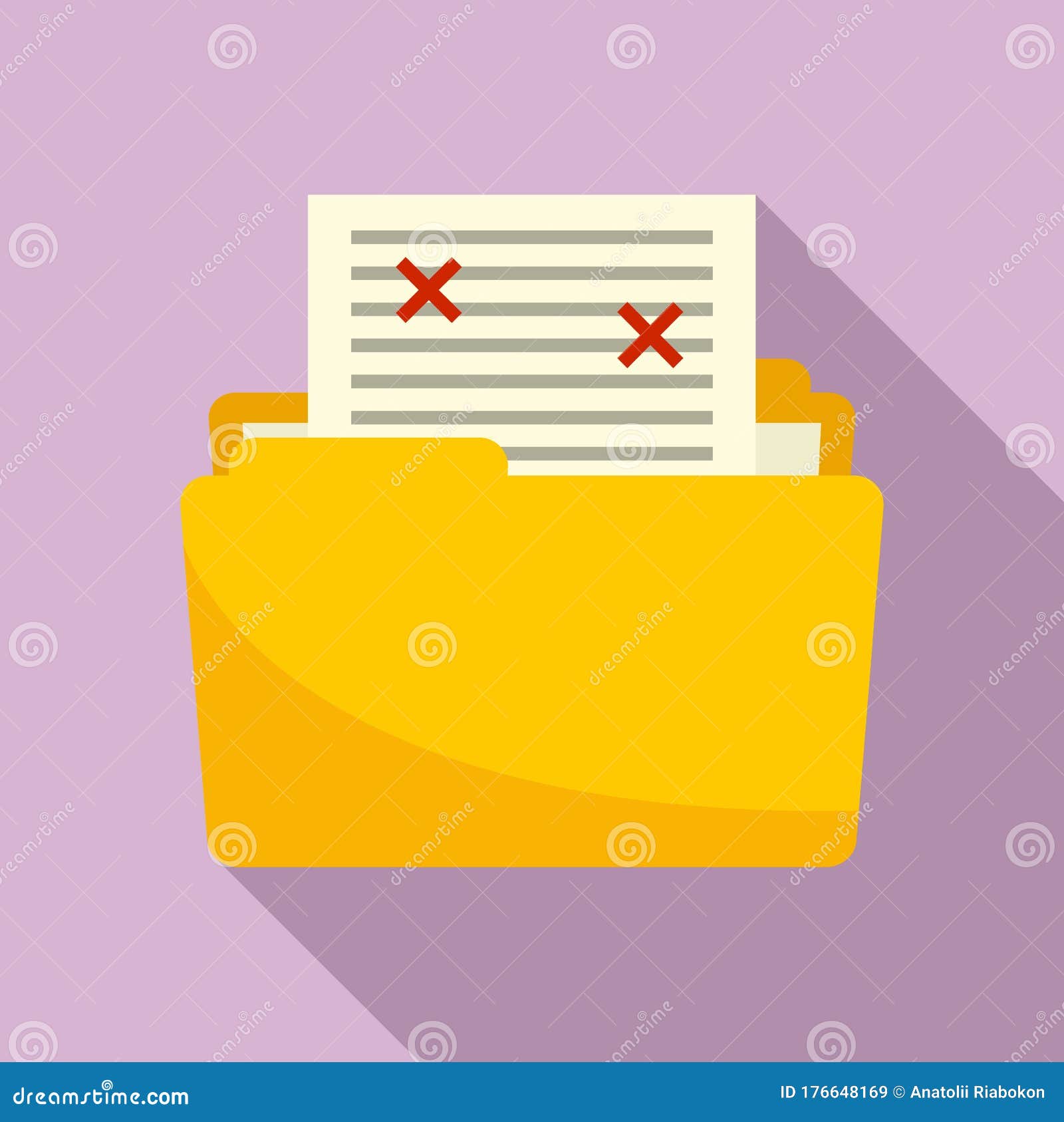 Course Folder Edit Icon, Flat Style Stock Vector - Illustration of ...