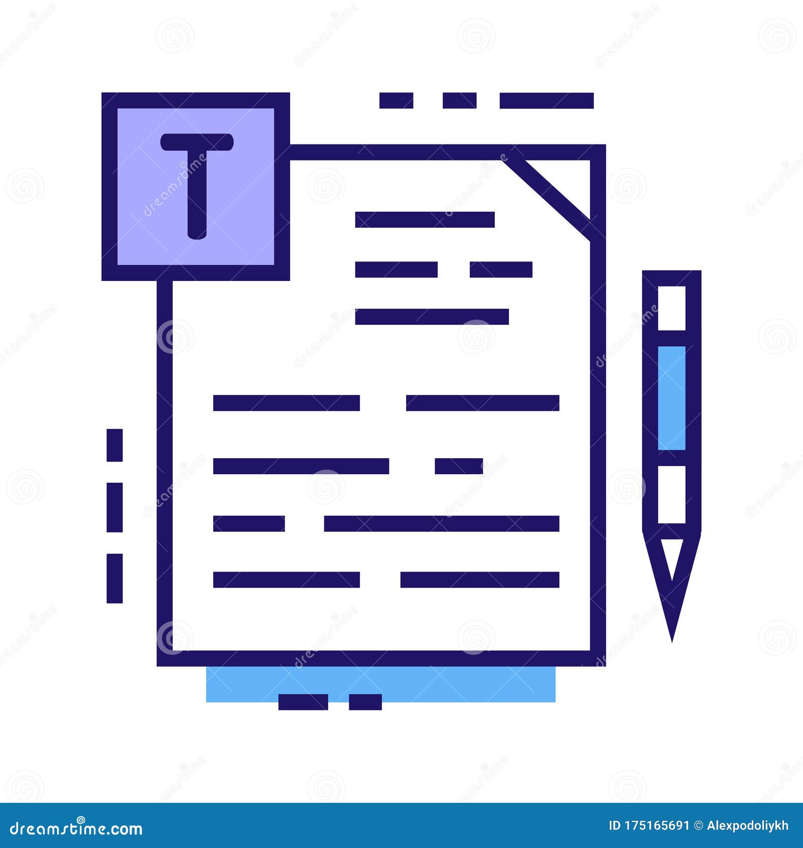 Course Material Color Line Icon. Online Course Learning Exam. Training ...