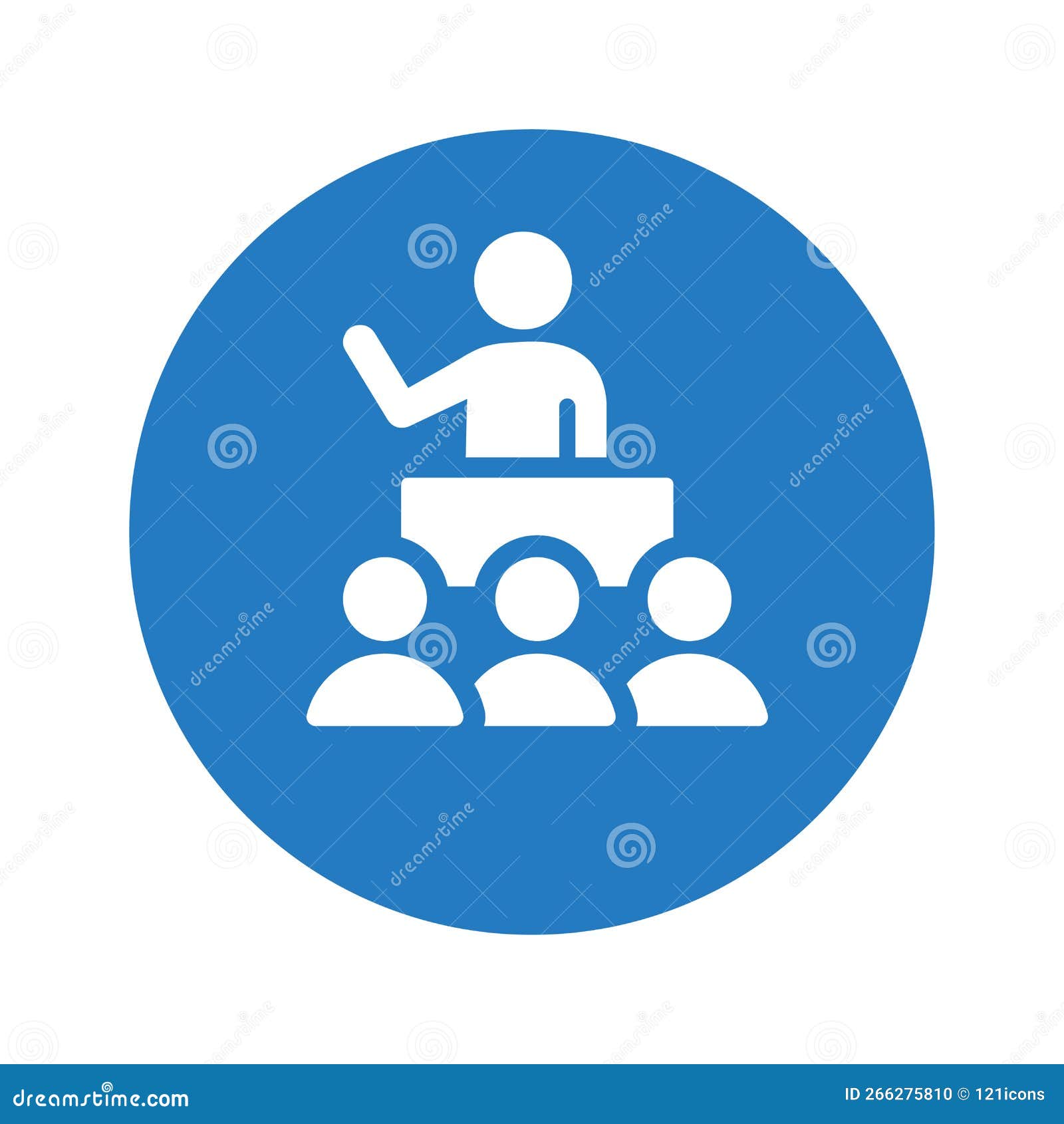 Course, Procedure, Teaching Icon. Simple Color Vector Stock ...