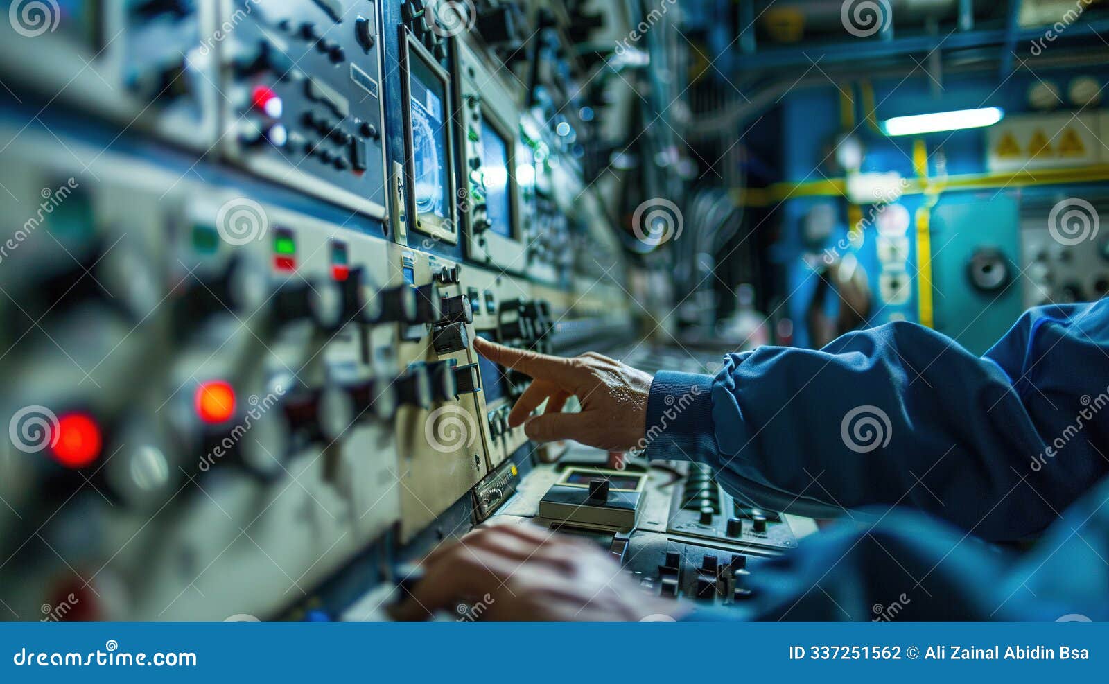 Introduction To Control Panel Operations Stock Illustration ...