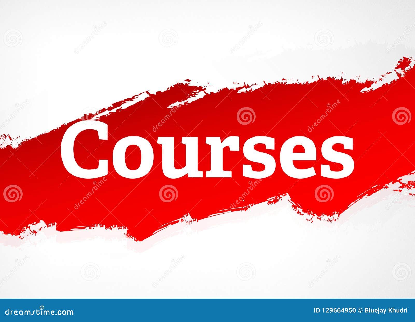 Courses Red Brush Abstract Background Illustration Stock Illustration ...