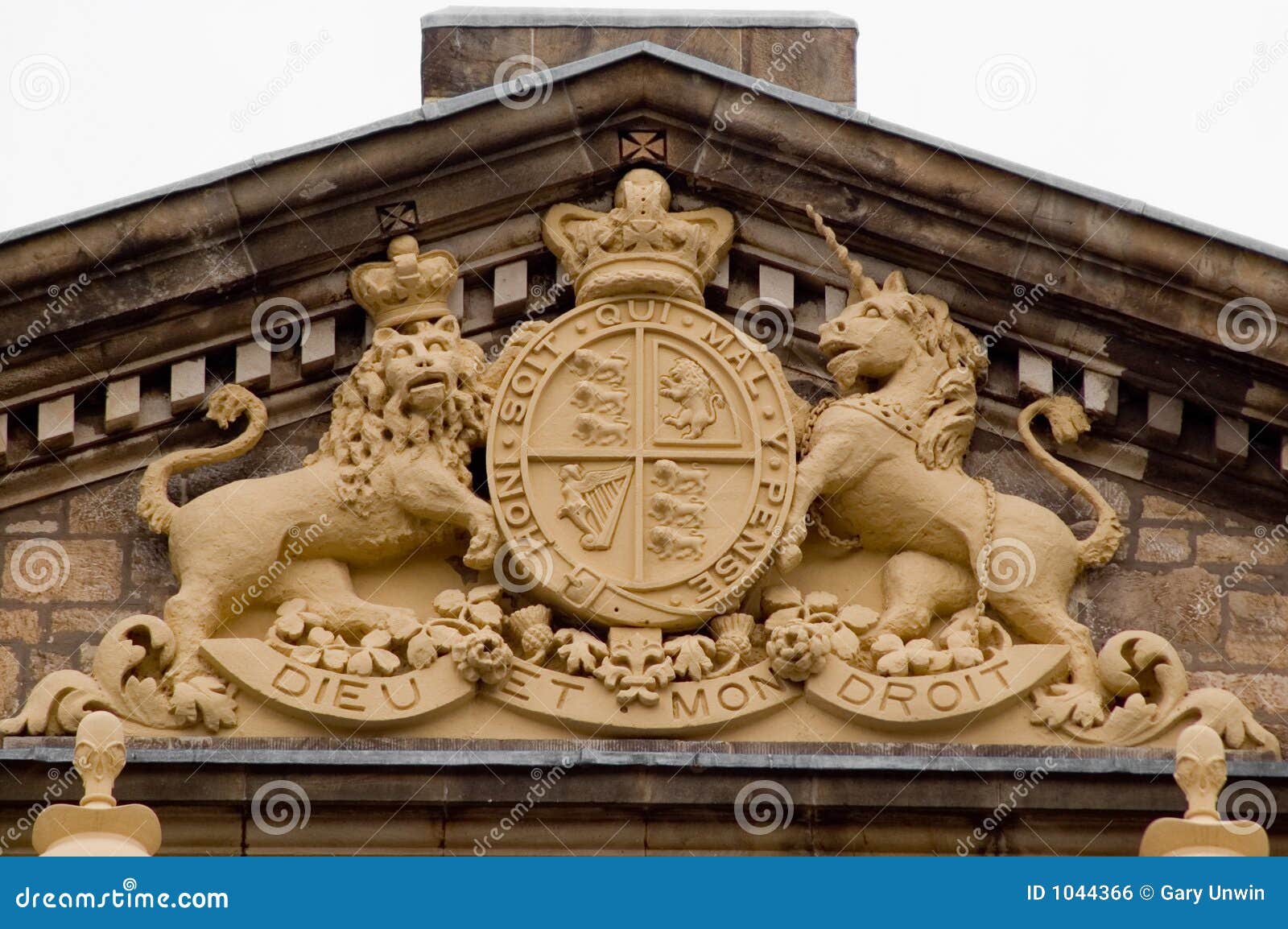 Court Coat of Arms stock photo. Image of lion, crown, animal - 1044366