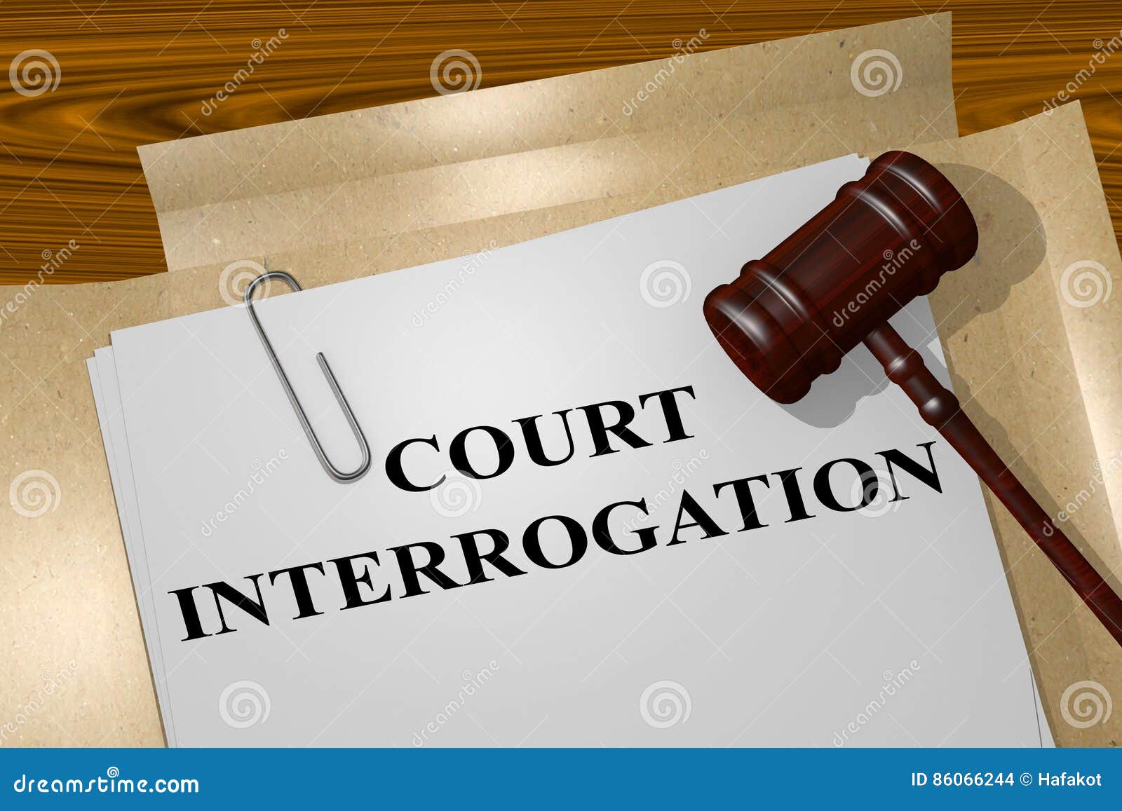 Court Interrogation - Legal Concept Stock Illustration - Illustration ...