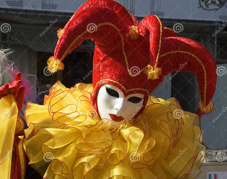 Court Jester stock image. Image of grand, mask, venice - 1366557