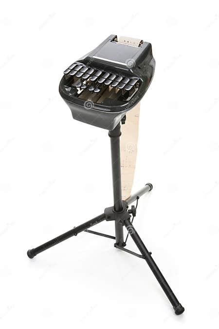 Court Reporting Stenography Machine Stock Image - Image of stenotype ...