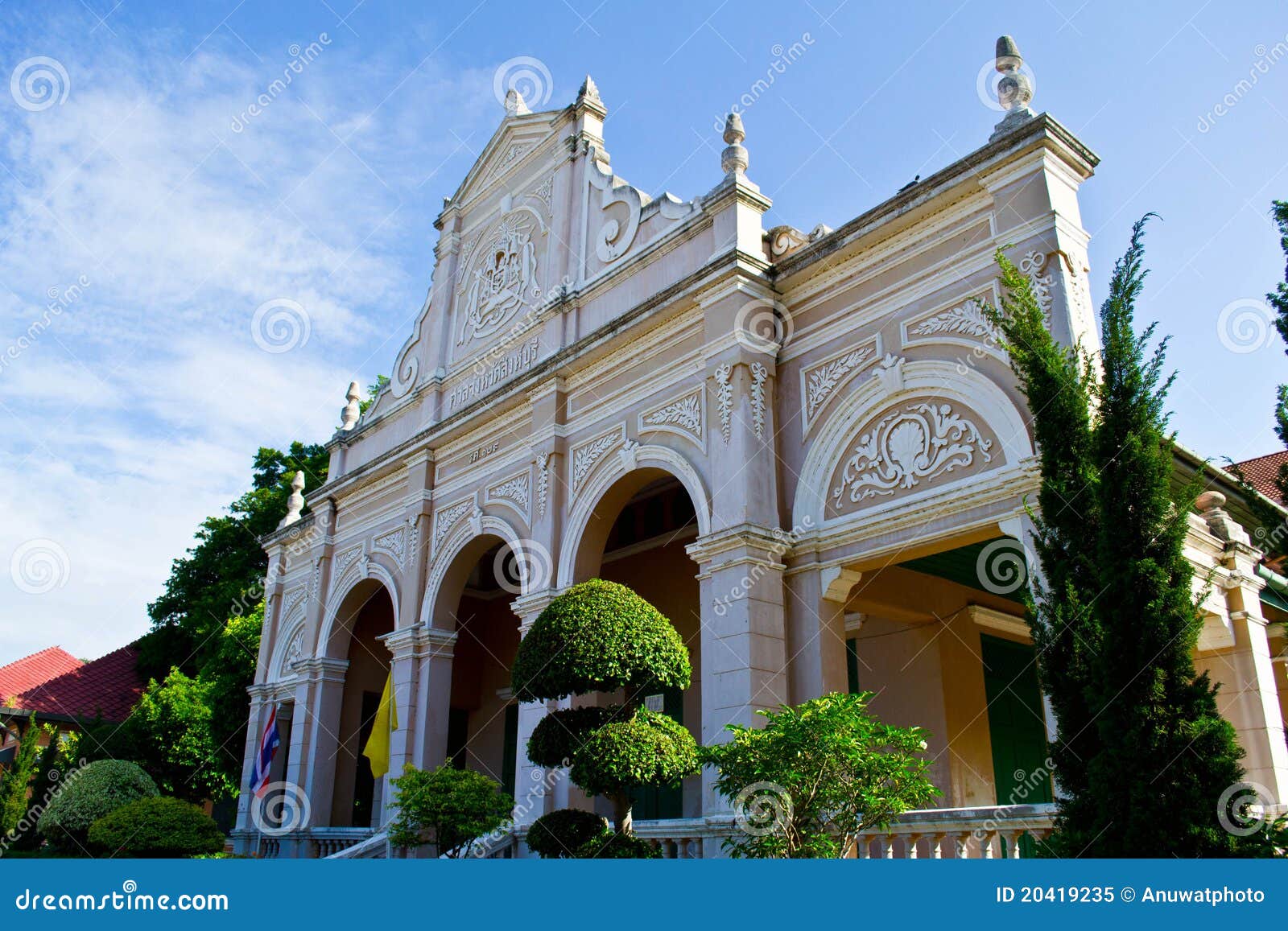 Court of thailand stock image. Image of greek, federal - 20419235