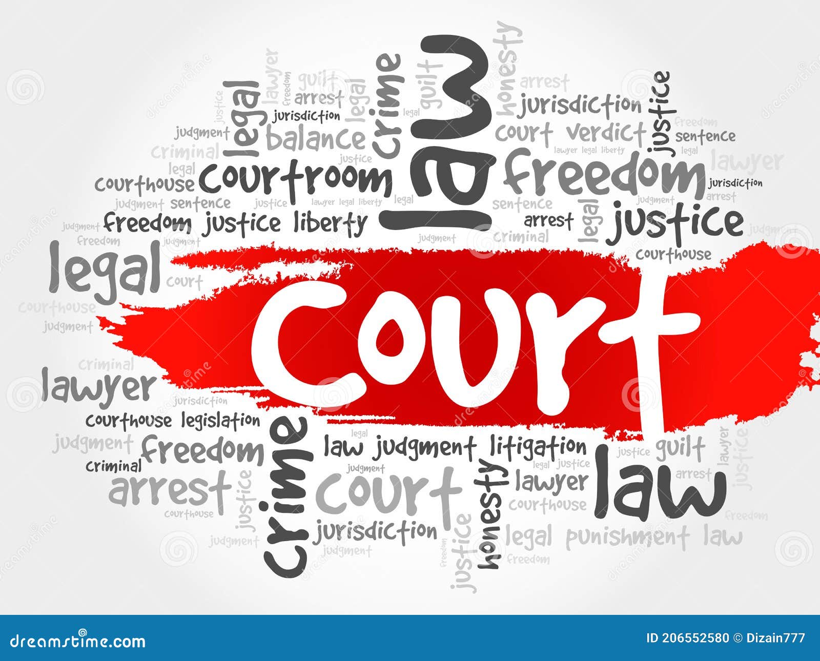 Court word cloud stock illustration. Illustration of legal - 206552580