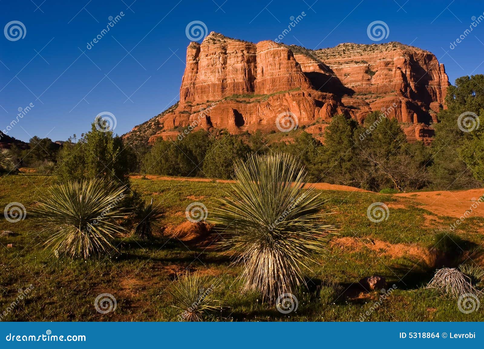 Courthouse Butte stock photo. Image of sedona, travel - 5318864