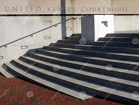 Courthouse entry steps stock photo. Image of bollard - 20275346