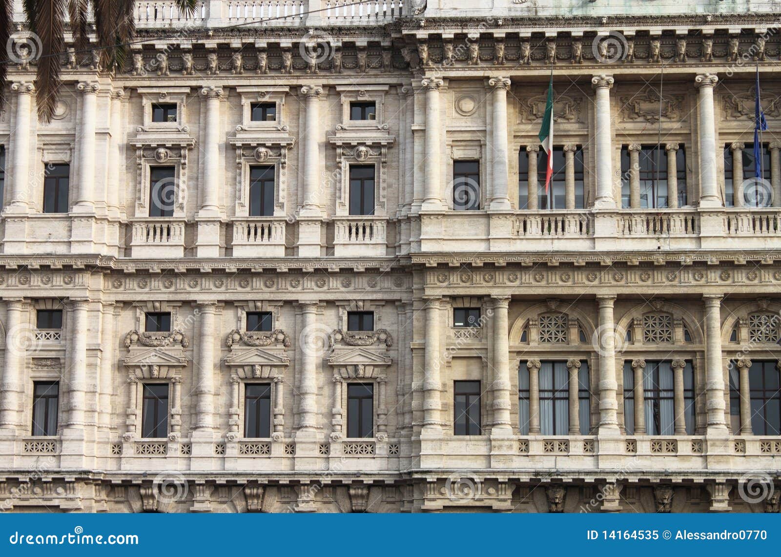 Courthouse Palace in Rome stock image. Image of rome - 14164535