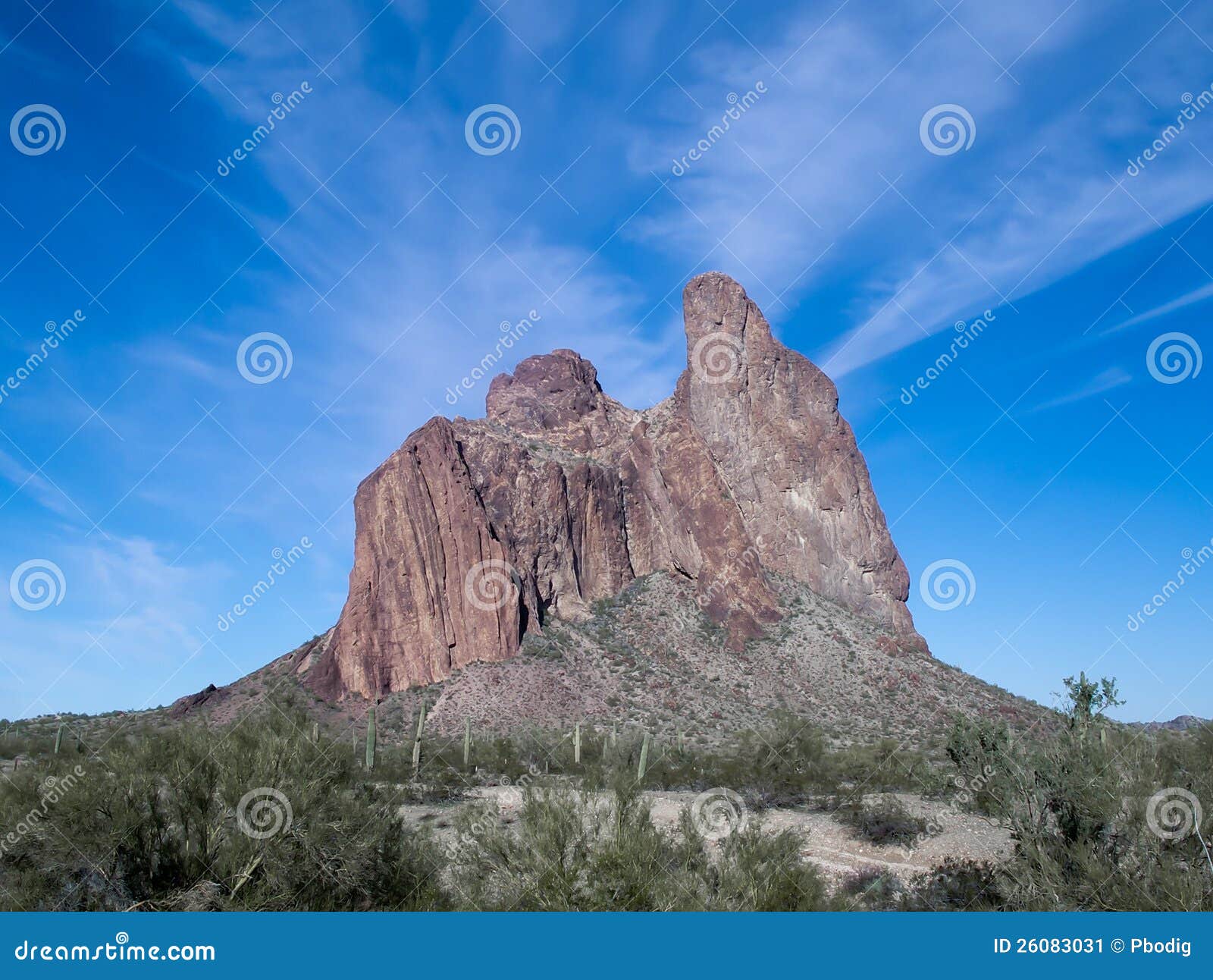 Courthouse Rock Arizona stock image. Image of rock, monolith - 26083031