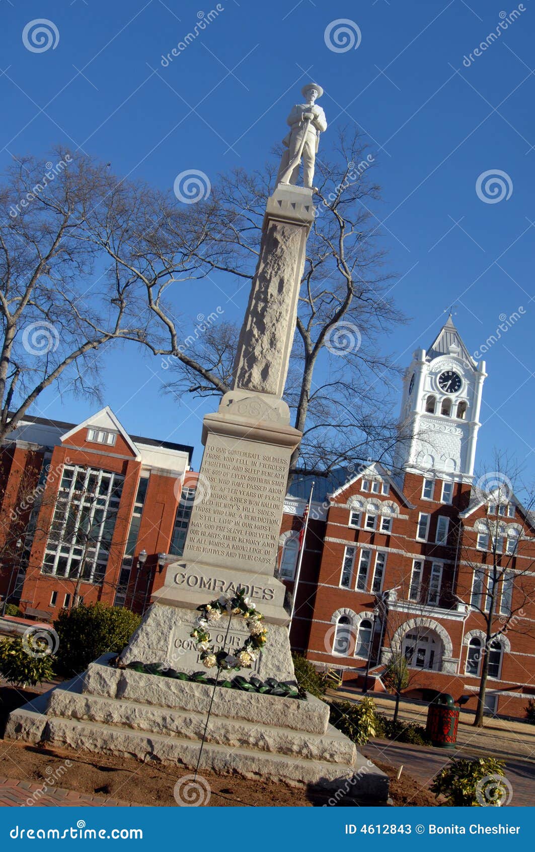 Courthouse square stock image. Image of city, pride, blue - 4612843