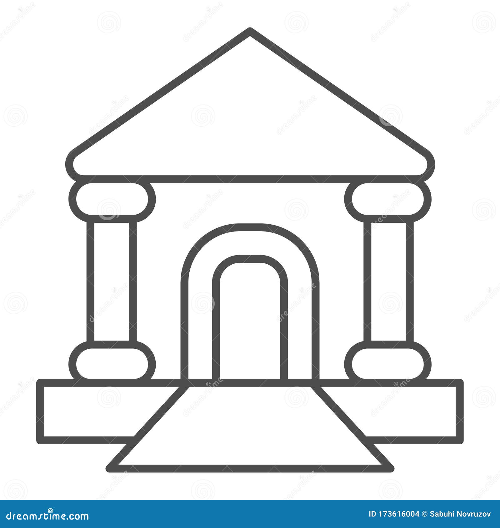 Courthouse Thin Line Icon. Justice Court or Bank Building Stock Vector ... Courthouse Thin Line Icon. Justice Court or Bank Building Stock Vector ...