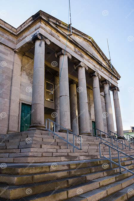 Courthouse. Tralee. Ireland Stock Photo - Image of columns, greek: 81467390