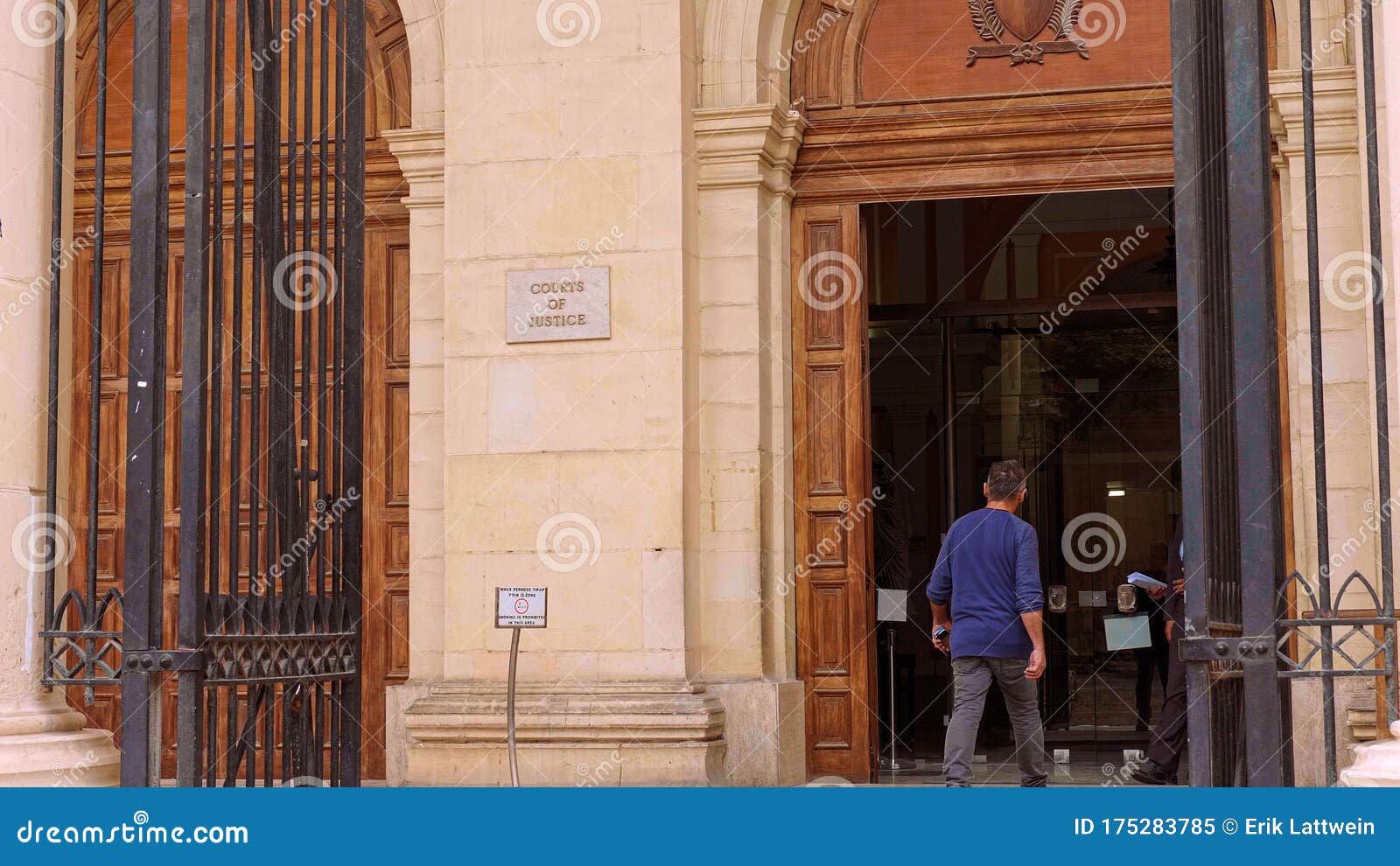 Courts of Justice in Valletta - MALTA, MALTA - MARCH 5, 2020 Editorial ...