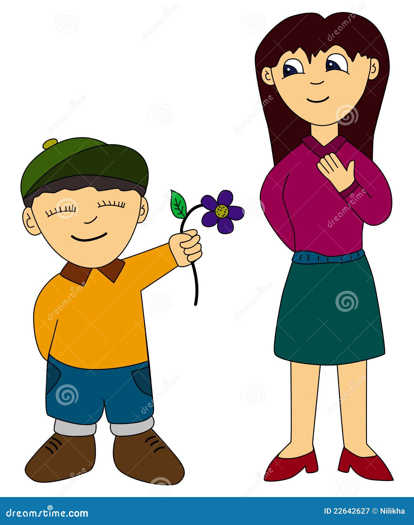 Courtship stock illustration. Illustration of feeling - 22642627