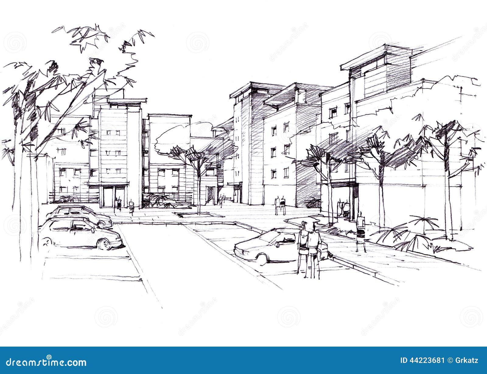 Courtyard stock illustration. Illustration of renaissance - 44223681