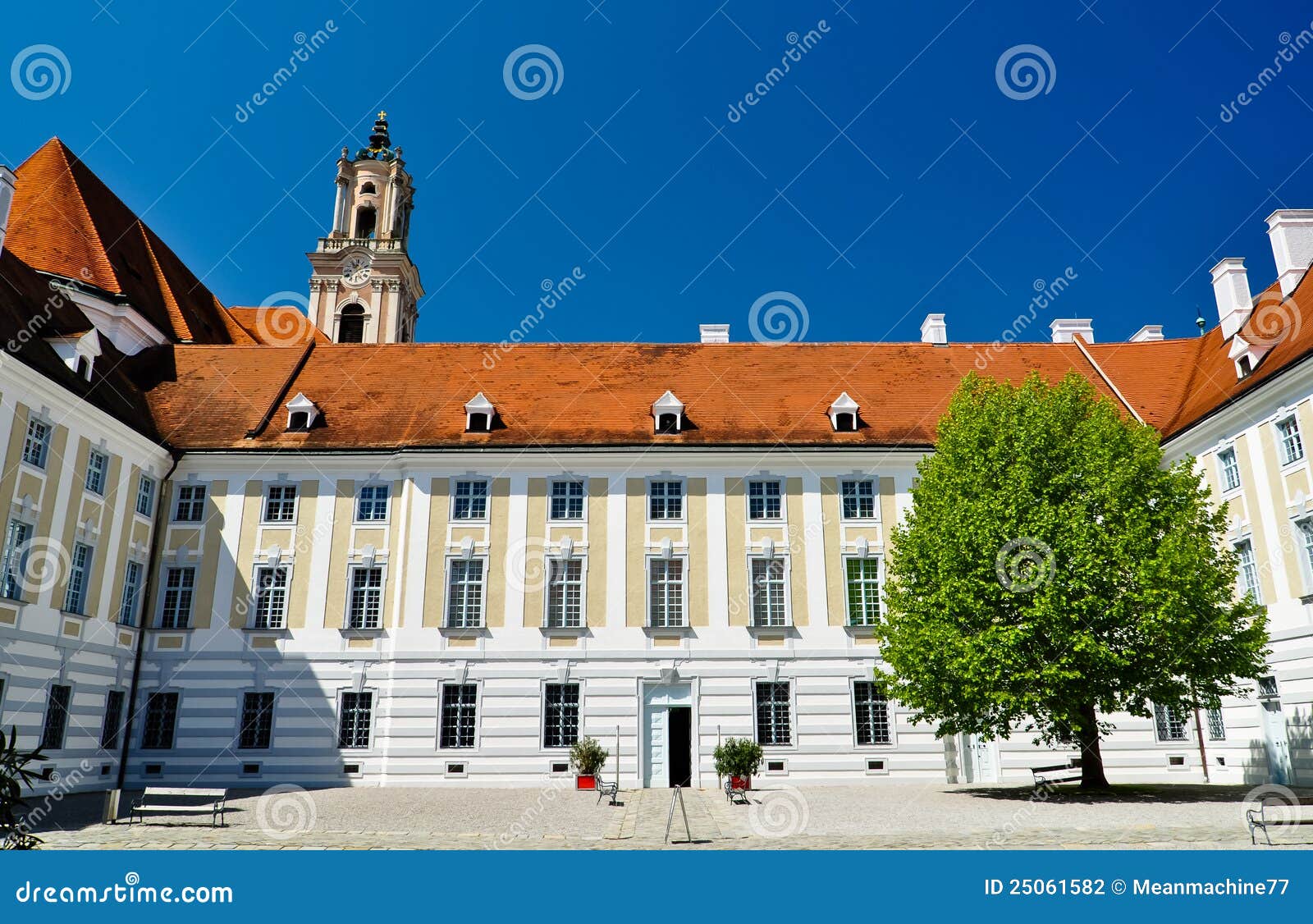 Courtyard of a Baroque Monastery Stock Photo - Image of austria ...