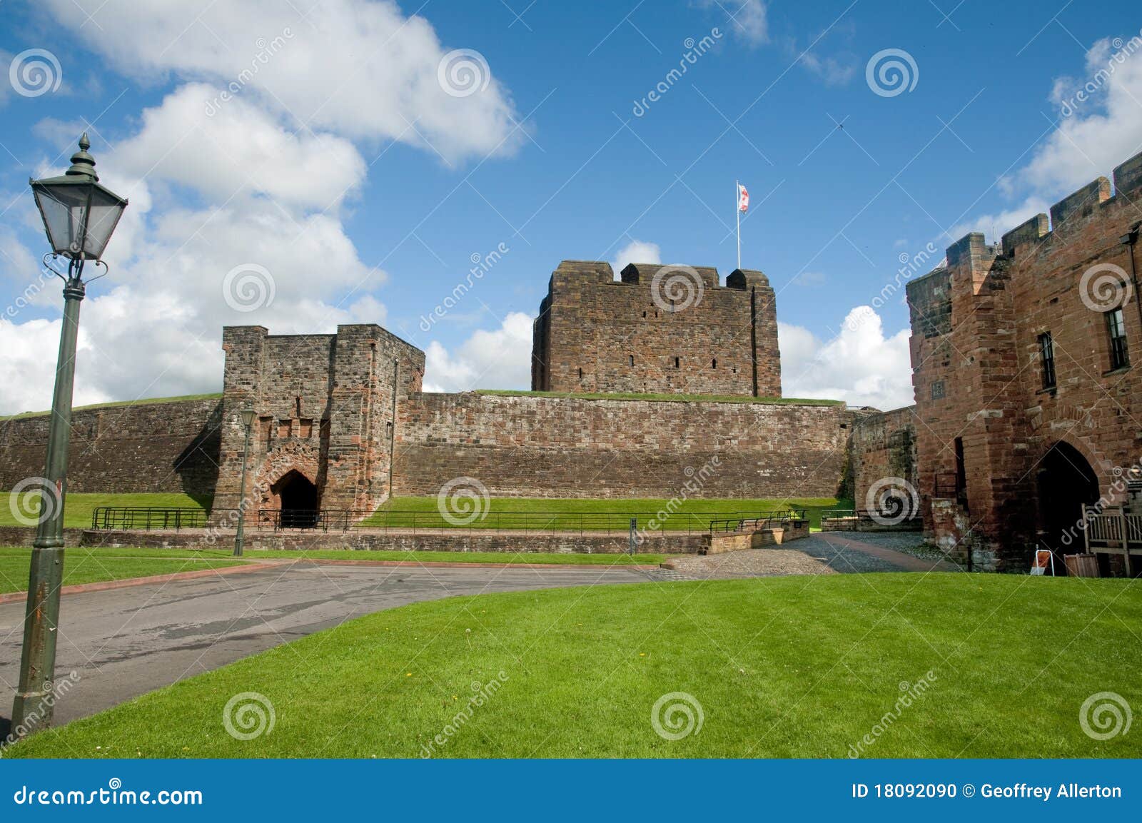 Courtyard of the castle stock photo. Image of tower, travel - 18092090