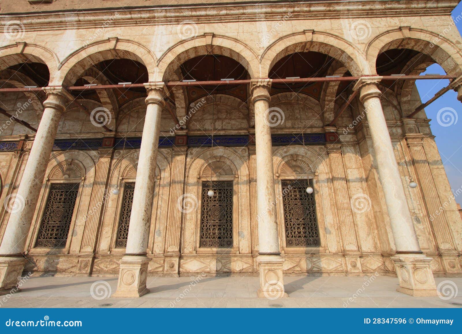 Courtyard of the Citadel of Cairo Stock Photo - Image of castle, cairo ...
