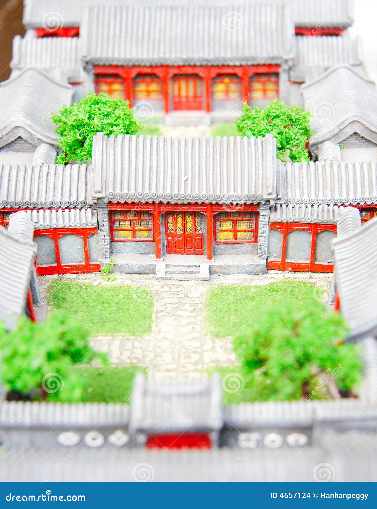 Courtyard model stock photo. Image of homestead, house - 4657124