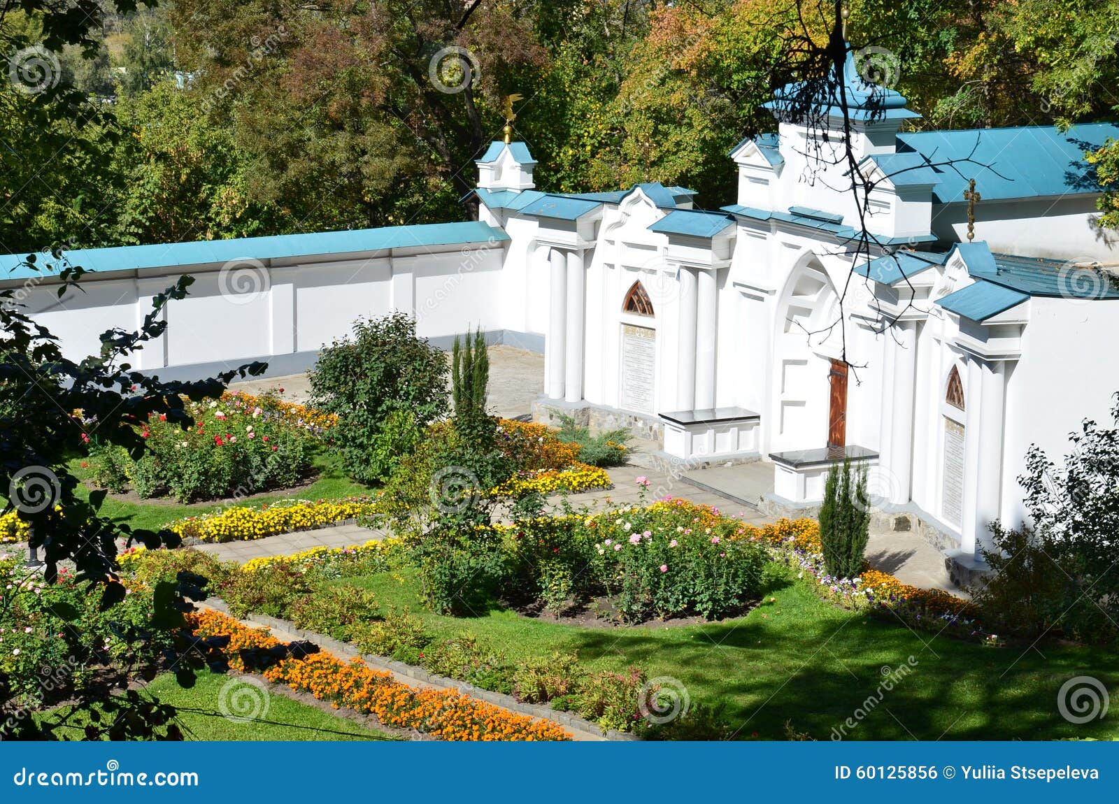 Courtyard of the monastery stock photo. Image of monastery - 60125856