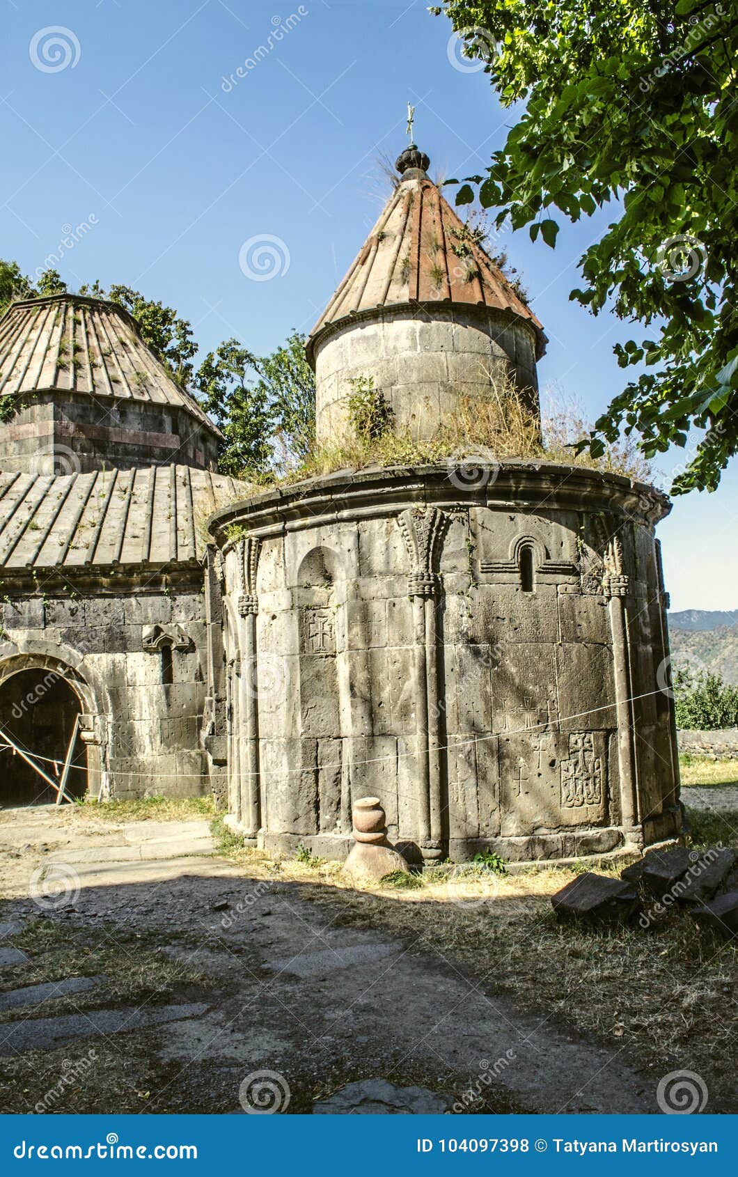 Courtyard of the Monastery Complex with the Round Chapel of Gregory ...