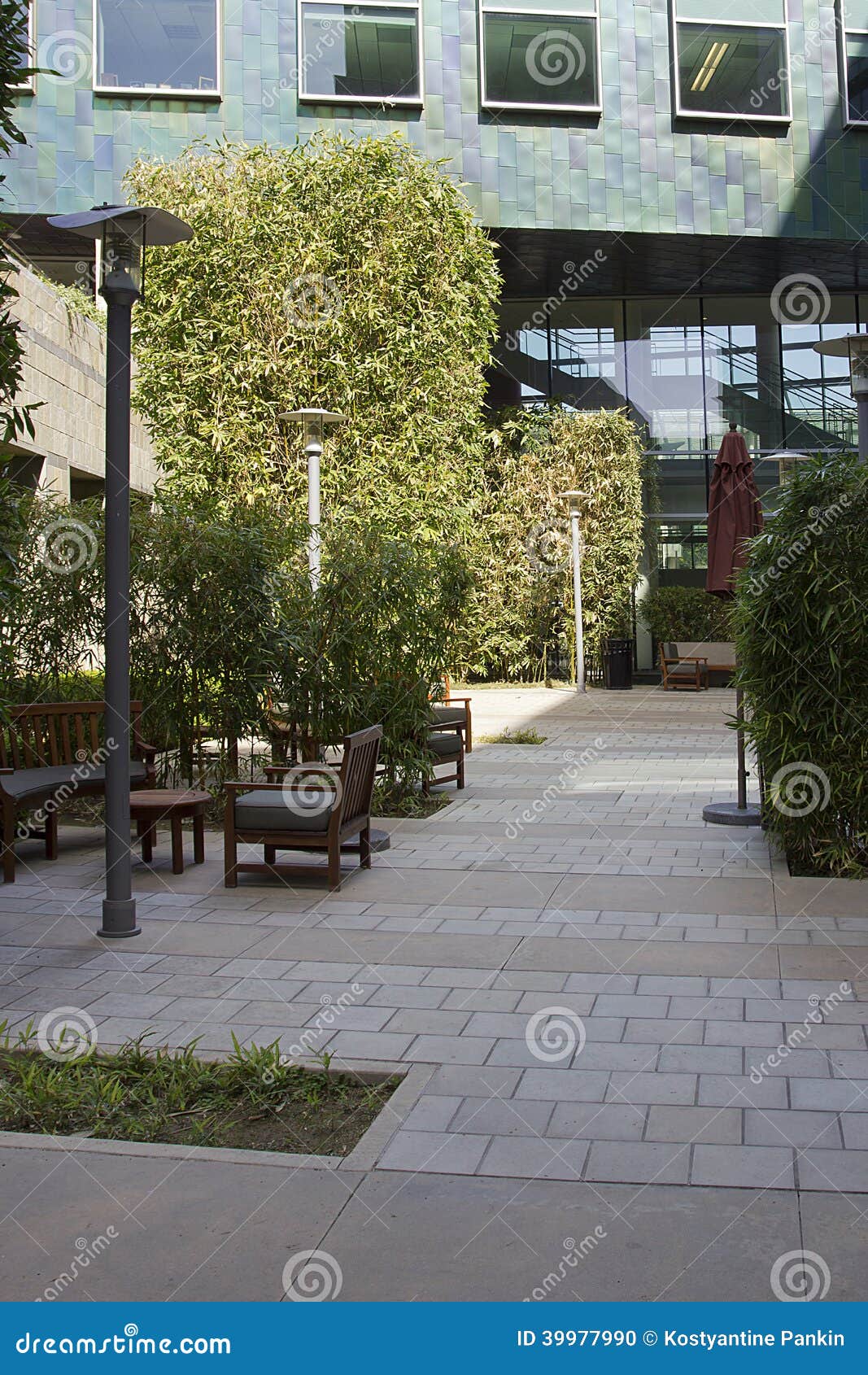 Courtyard office building stock photo. Image of modern - 39977990