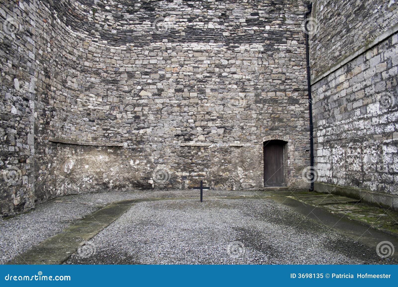 Courtyard of Old Dublin Prison Kilmainham Stock Image - Image of easter ...