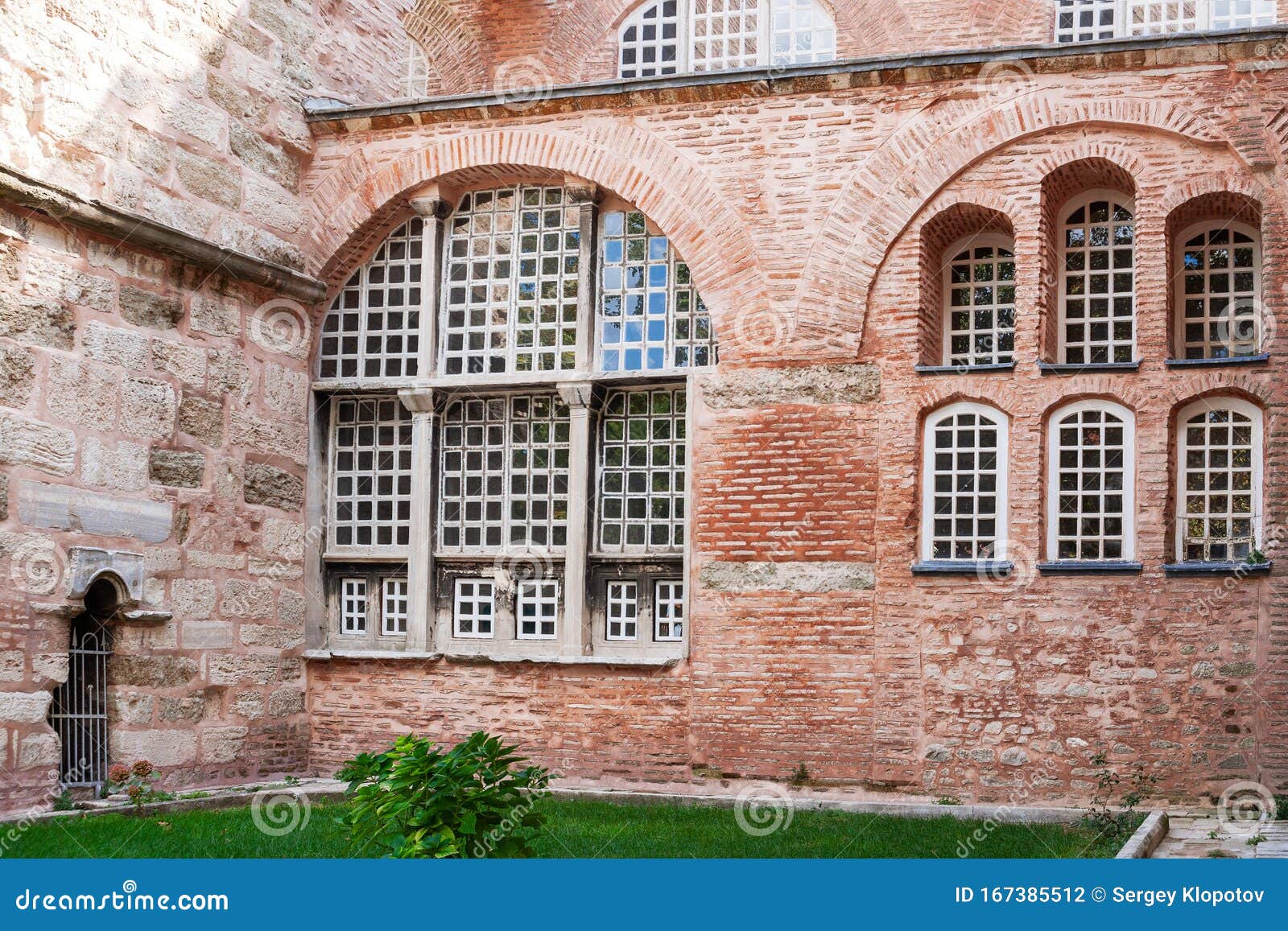 The Courtyard of an Old Medieval Castle Stock Photo - Image of arch ...
