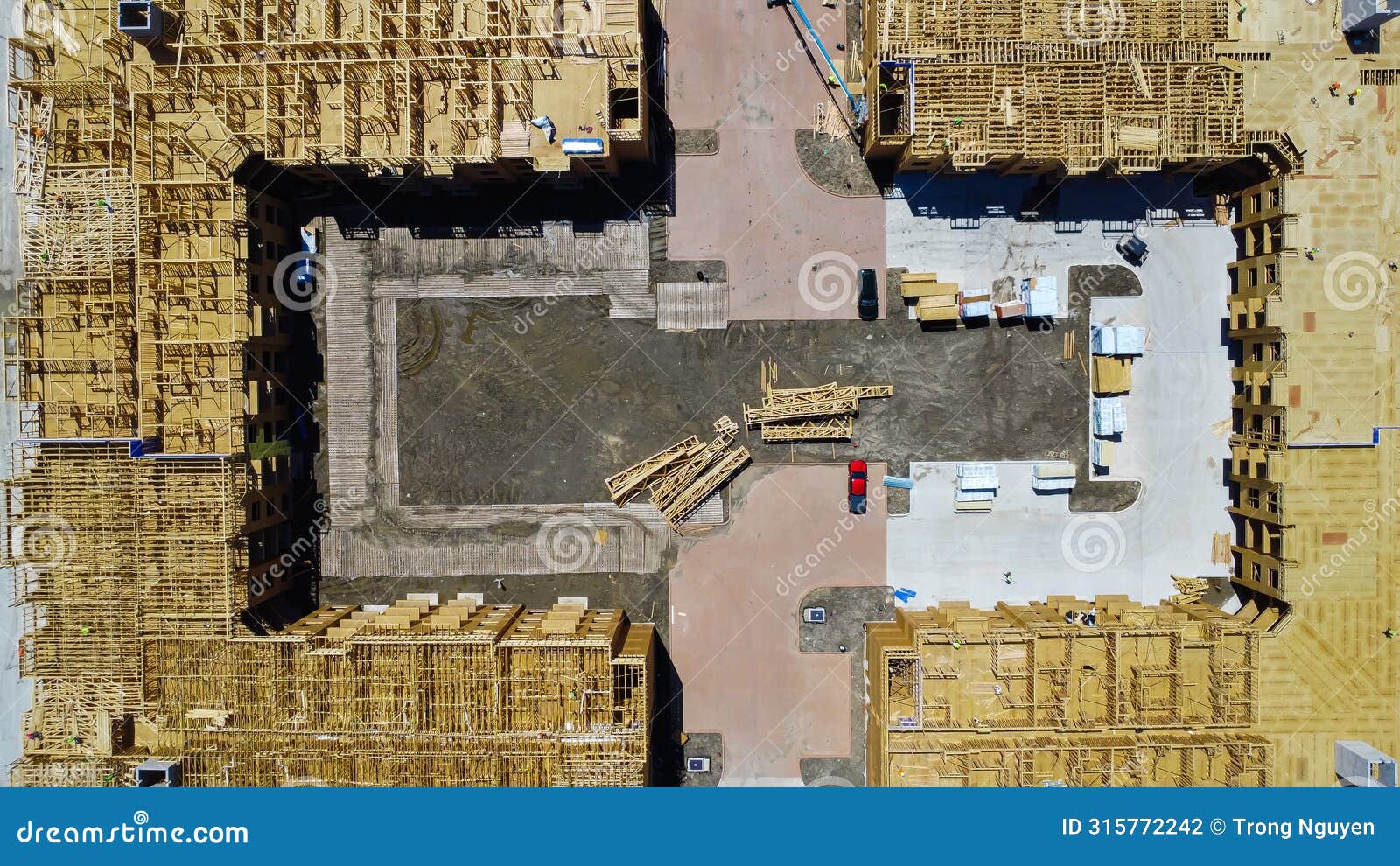 Courtyard Open Typology Multi-story Apartment Complex Under ...