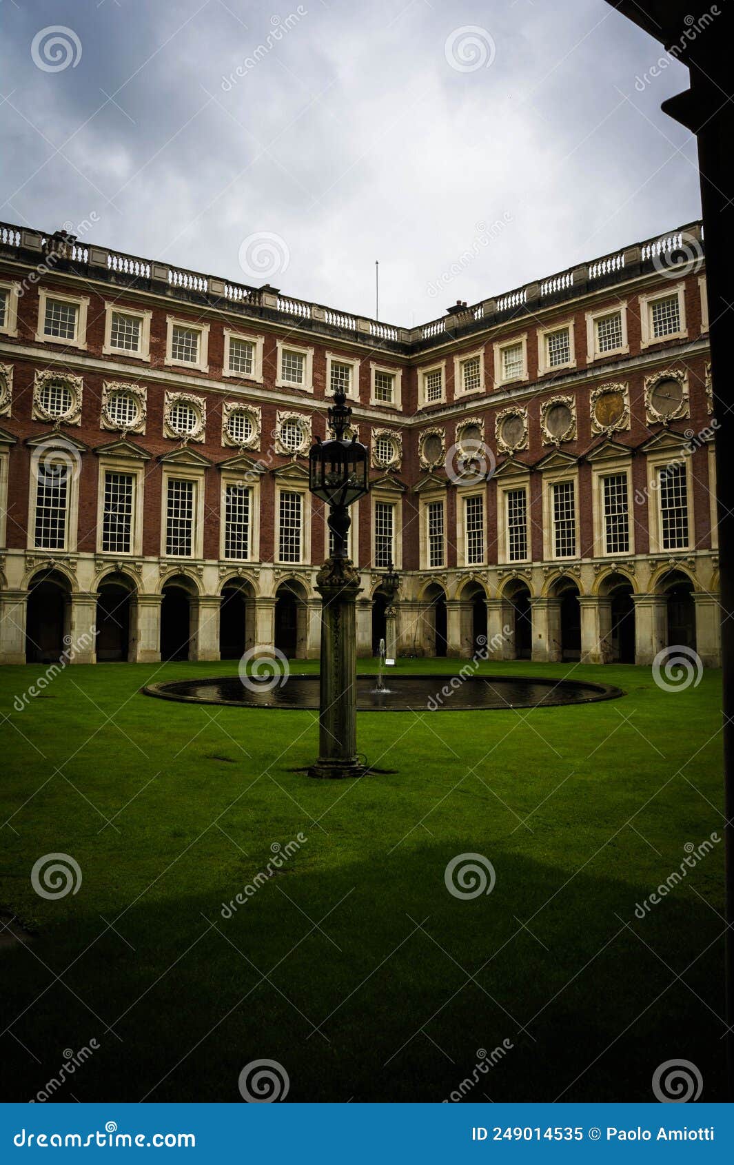Courtyard At Hampton Court Palace Which Was Originally Built For ...