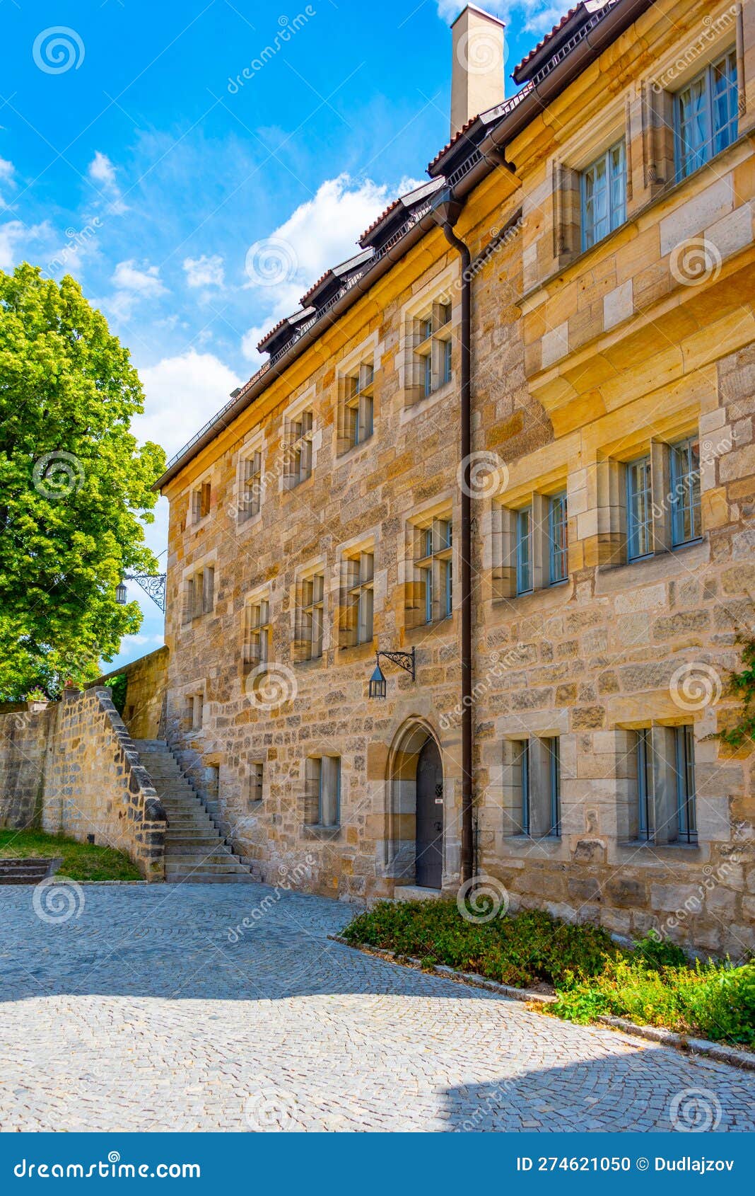 Courtyard of Veste Coburg Castle in Germany Stock Photo - Image of ...