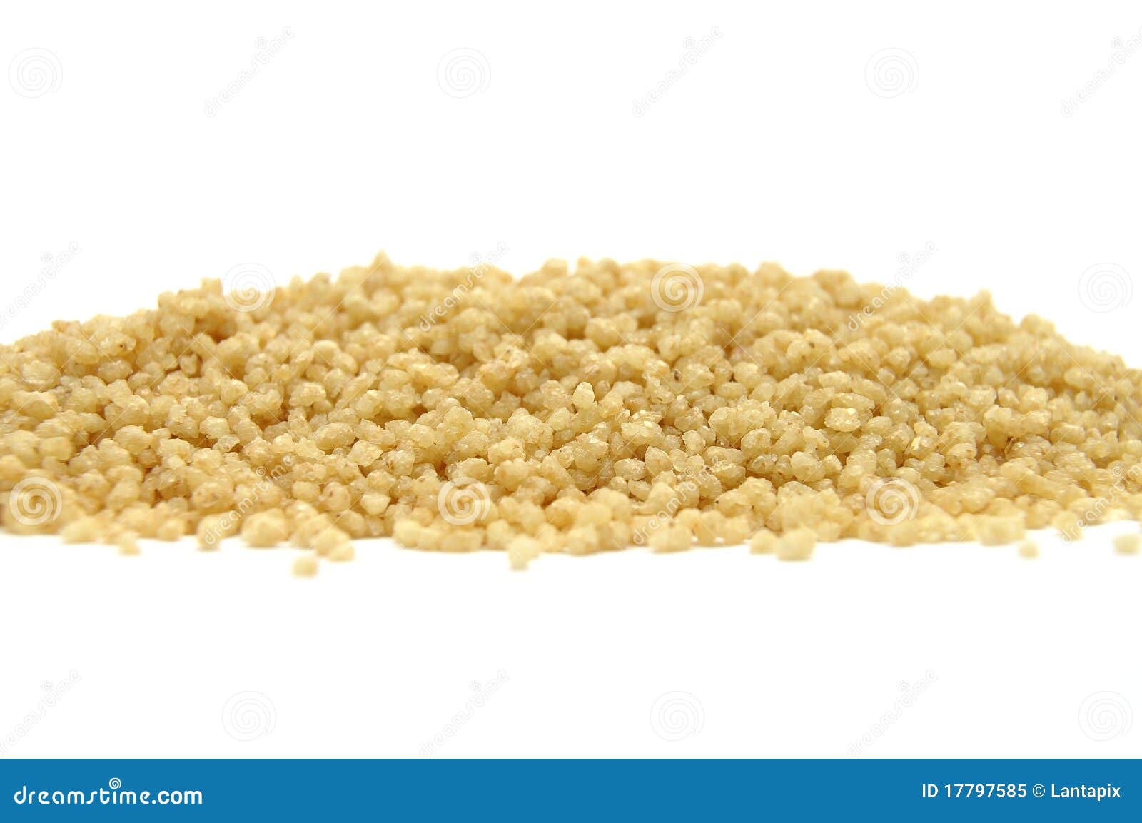 Couscous on white stock image. Image of view, food, corn - 17797585