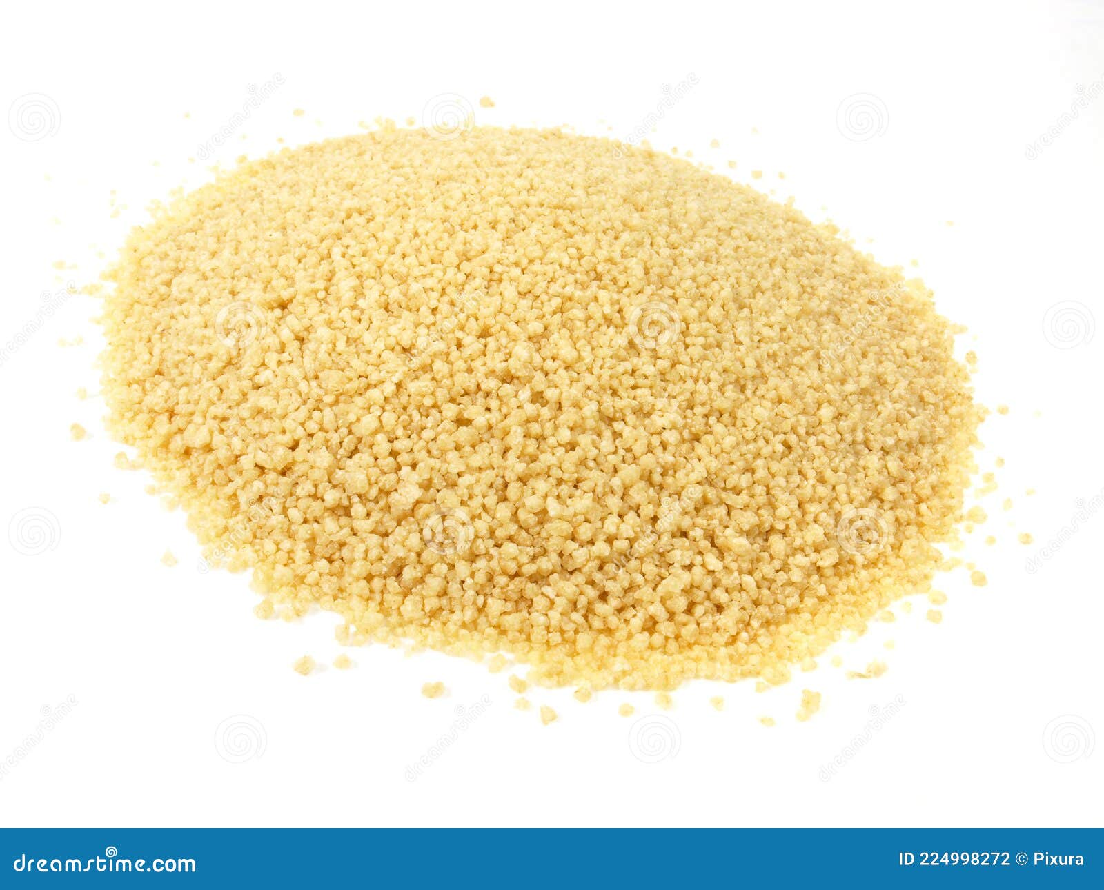 Couscous on White Background - Isolated Stock Photo - Image of natural ...