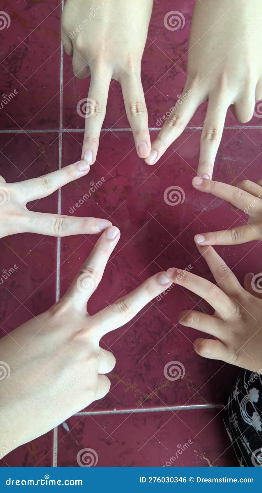 The Finger Star Shape From Teamwork,the Collaborator Concept,united ...