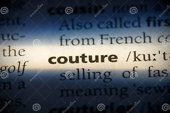 Couture stock photo. Image of reference, thesaurus, printed - 161577986