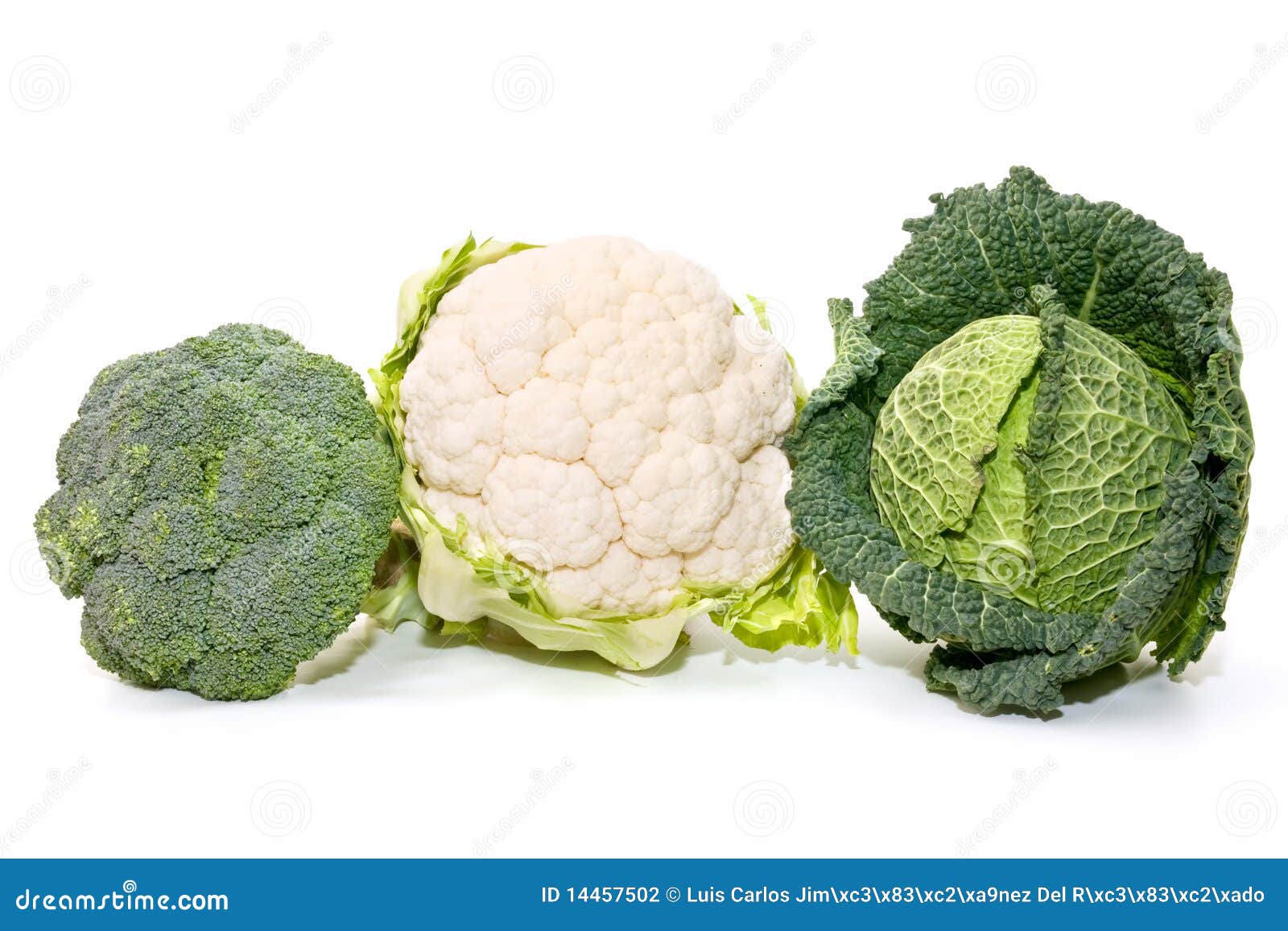 Couve-flor, Repolho E Bróculos Foto de Stock - Imagem de vegetal ...