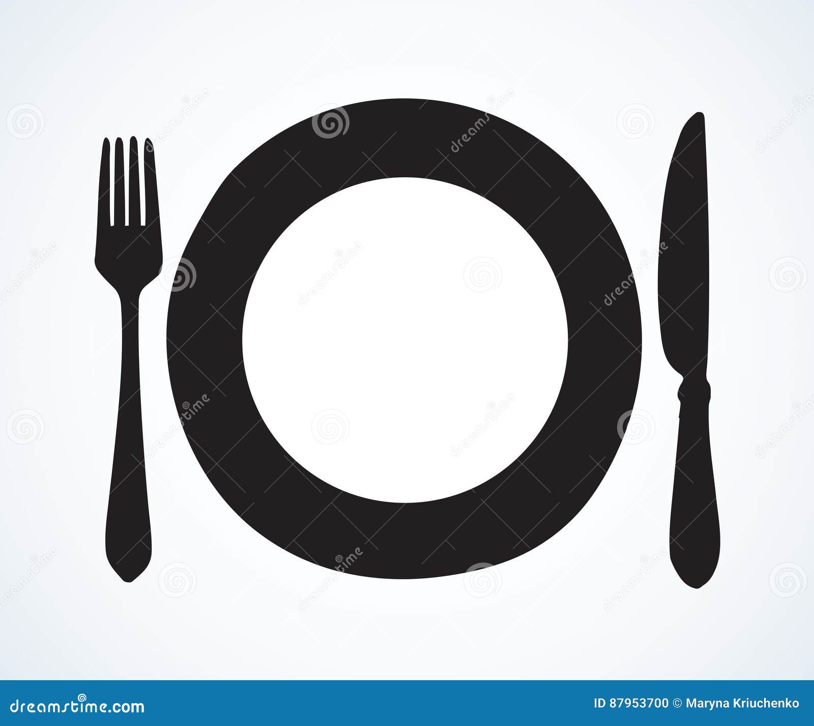 Couverts Retrait De Vecteur Illustration de Vecteur - Illustration du ...