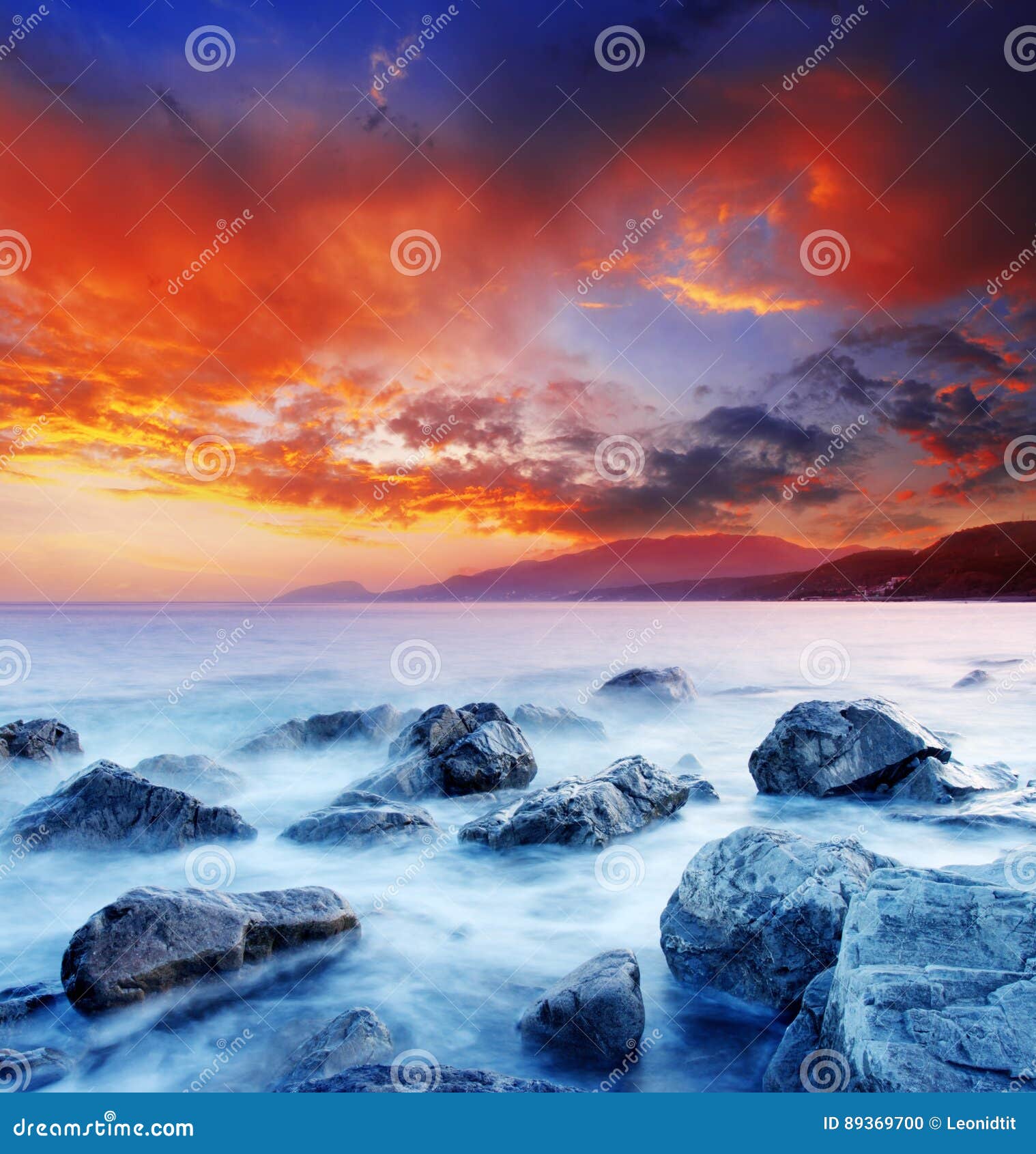 Cove stock photo. Image of fresh, ocean, nature, evening - 89369700