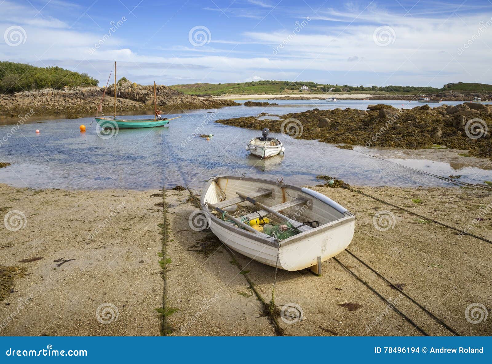 The Cove, St Agnes, Isles of Scilly, England Stock Photo - Image of ...