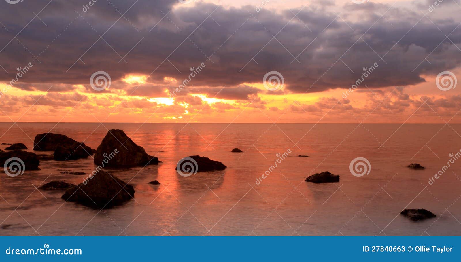 The Cove Sunset stock image. Image of rock, cove, weymouth - 27840663