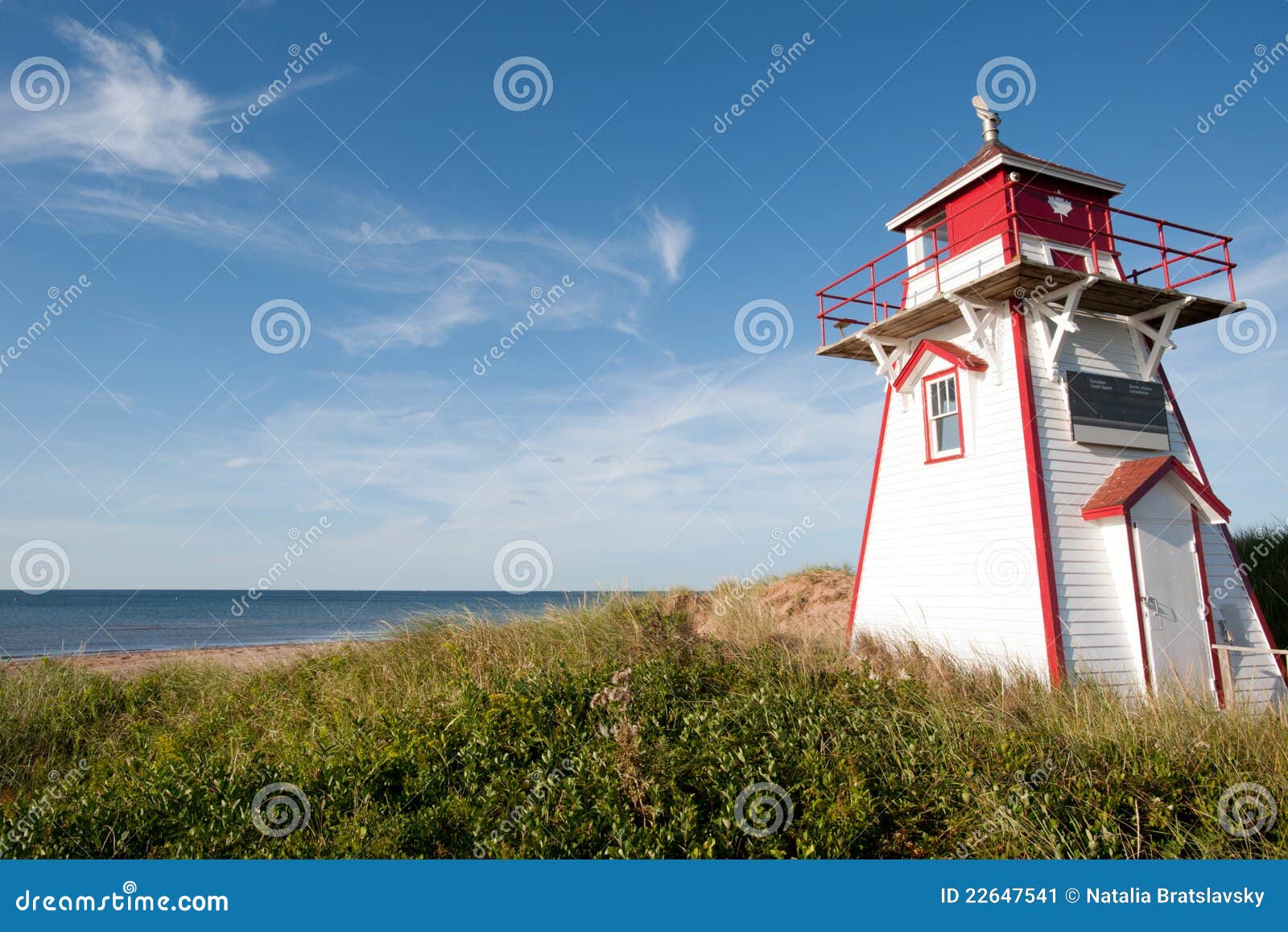 Covehead Lighthouse stock image. Image of national, scenery - 22647541