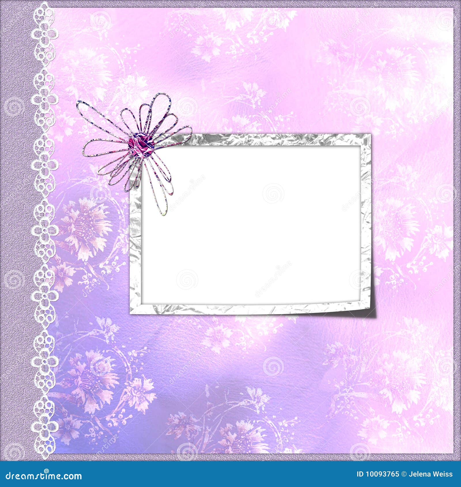 Cover for an Album with Frame Stock Illustration - Illustration of ...