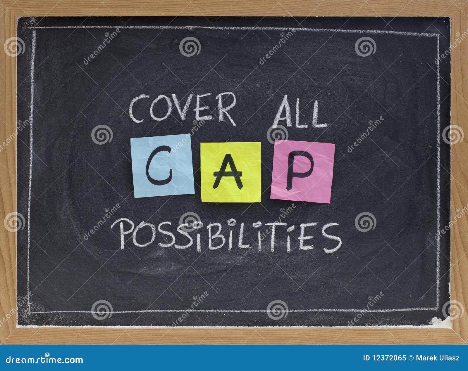 Cover all possibilities stock image. Image of decision - 12372065