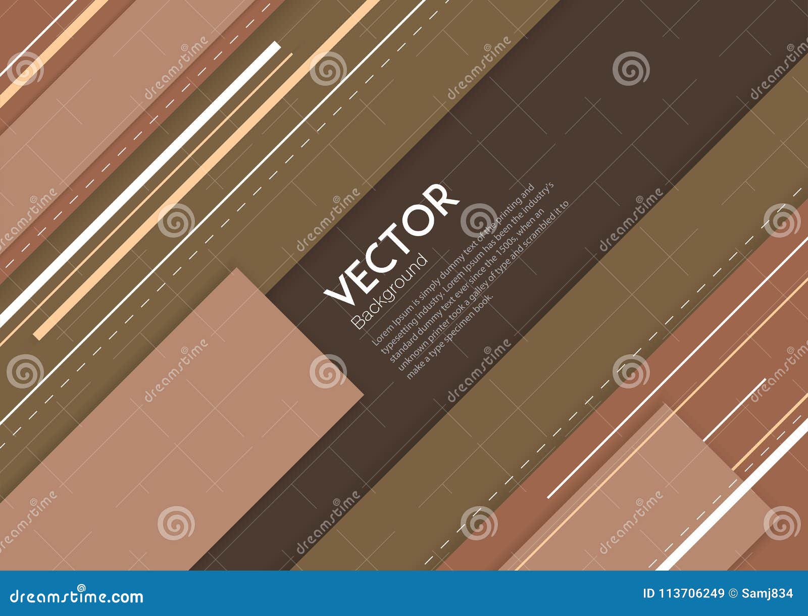 Cover Background with Modern Material Design Stock Vector ...